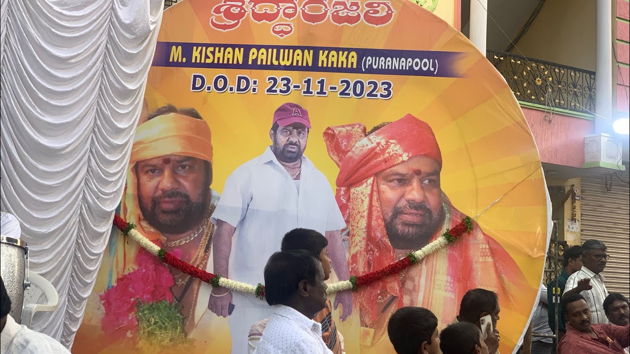 Hyderabad ka Tiger Puranapool Kishan Kaka shaan Pahilwan 🏻 🏻 # ...