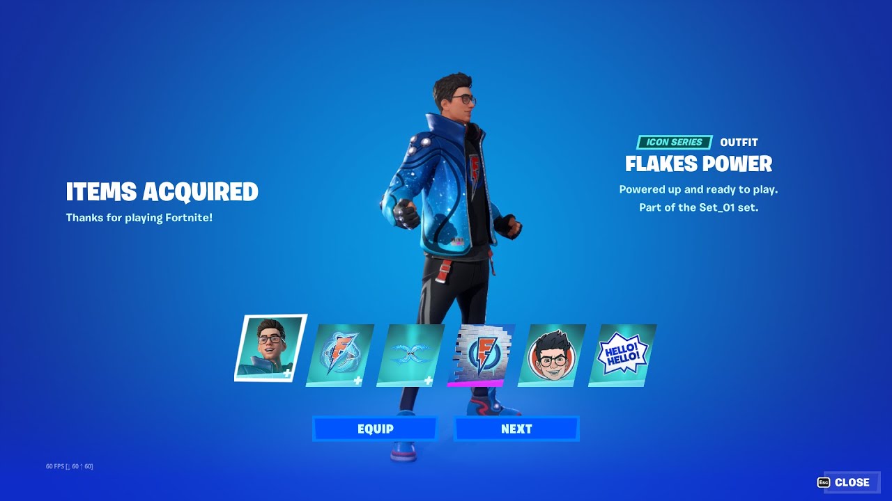 [Leaked] Flakes Power Skin (Icon Series) and His Cosmetics Full ...