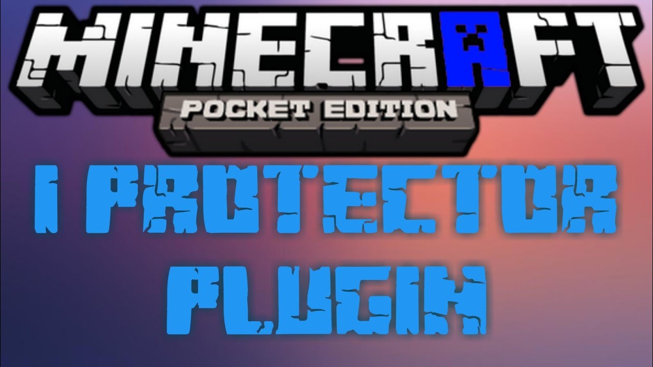 MCPE: iProtector Plugin // MCPE PLUGINS // MrCubeCraft [HD] - YouTube