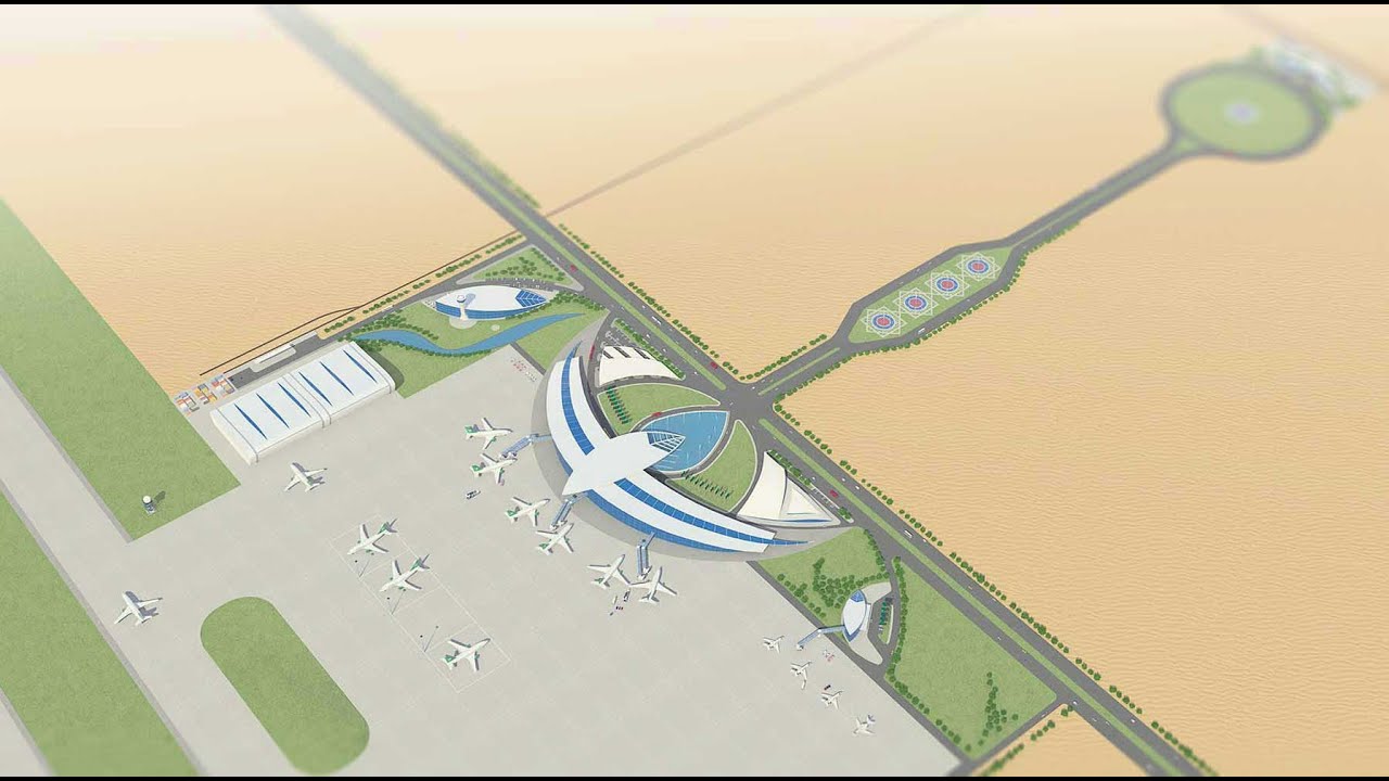 AIRPORT 3D ANIMATION - YouTube