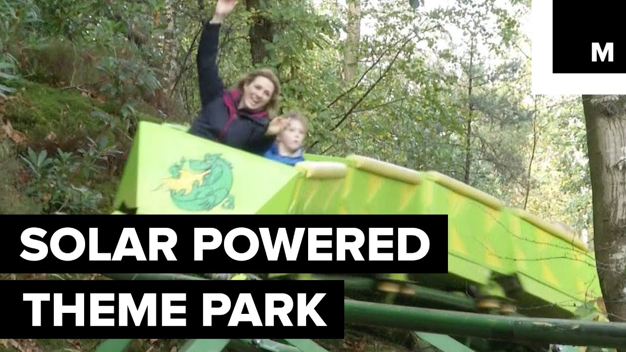 Solar-Powered Theme Park Uses the Sun and People to Run Its Rides - YouTube