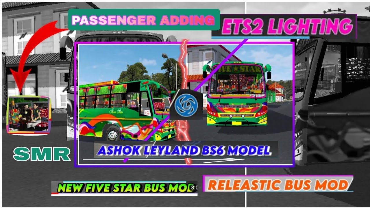 NEW TN PRIVATE PRM FIVE STAR ⭐ BUS PASSENGER ADDING MOD 🌺 - YouTube