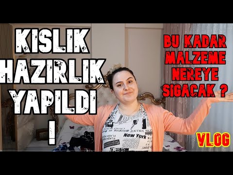 KIŞLIK HAZIRLIKLAR NELERDİR ? KIŞLIKLARI ÇIKARDIK ! BU EŞYALAR NASIL SIĞACAK ? VLOG