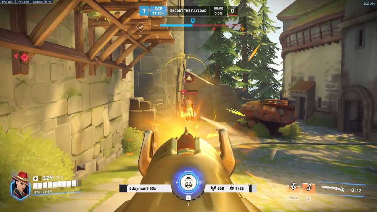 17k Dmg Gale Ashe Sombra Soldier 76 Overwatch 2 Season 10 Gameplay