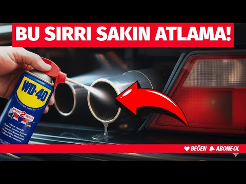 WD-40  İle Arabanız İçin GERÇEK TASARRUF SIRLARI!