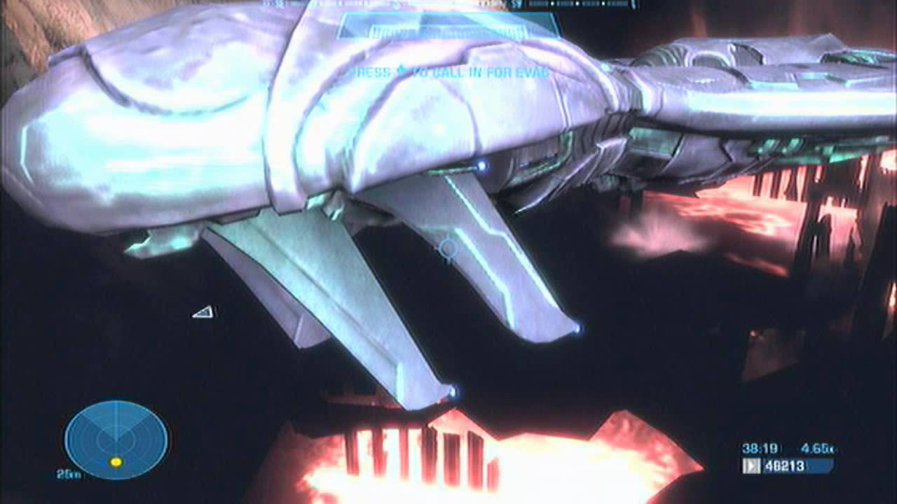 Halo Reach Inside A Mother Ship - YouTube