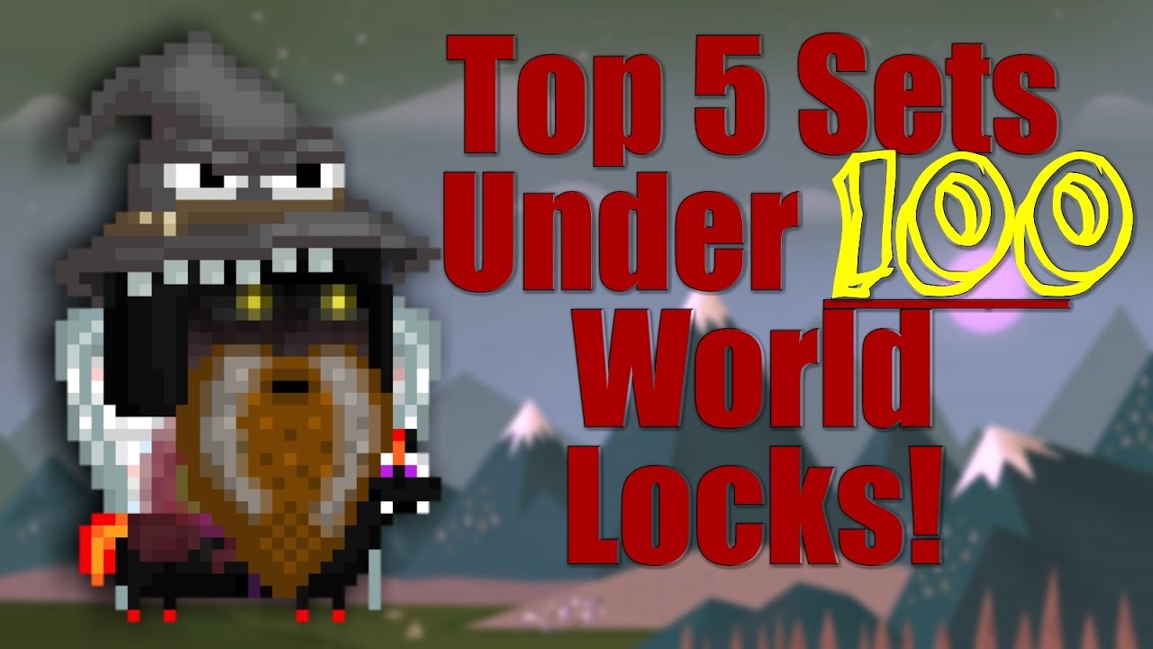 Growtopia | Top 5 Sets Under 100 WLS! - YouTube