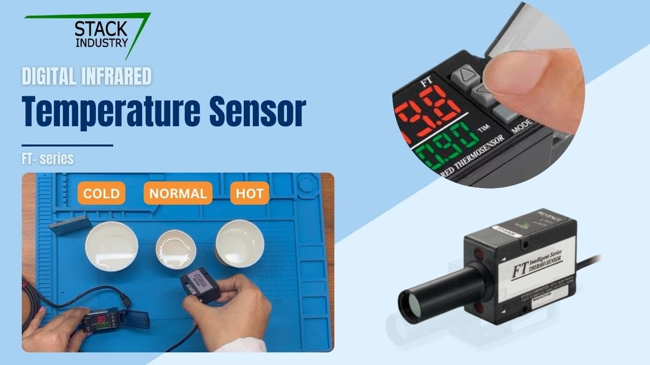 Digital Infrared Temperature Sensor FT- series - YouTube