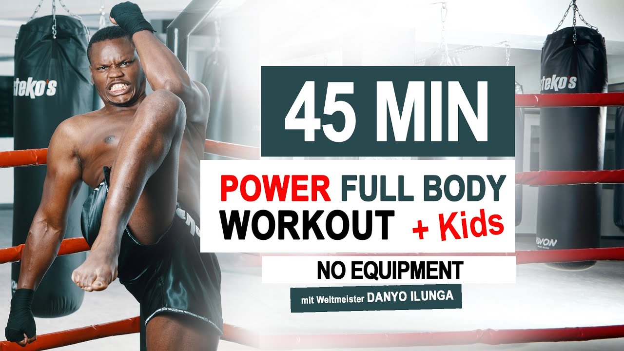 45 MIN POWER FULL BODY WORKOUT - - YouTube
