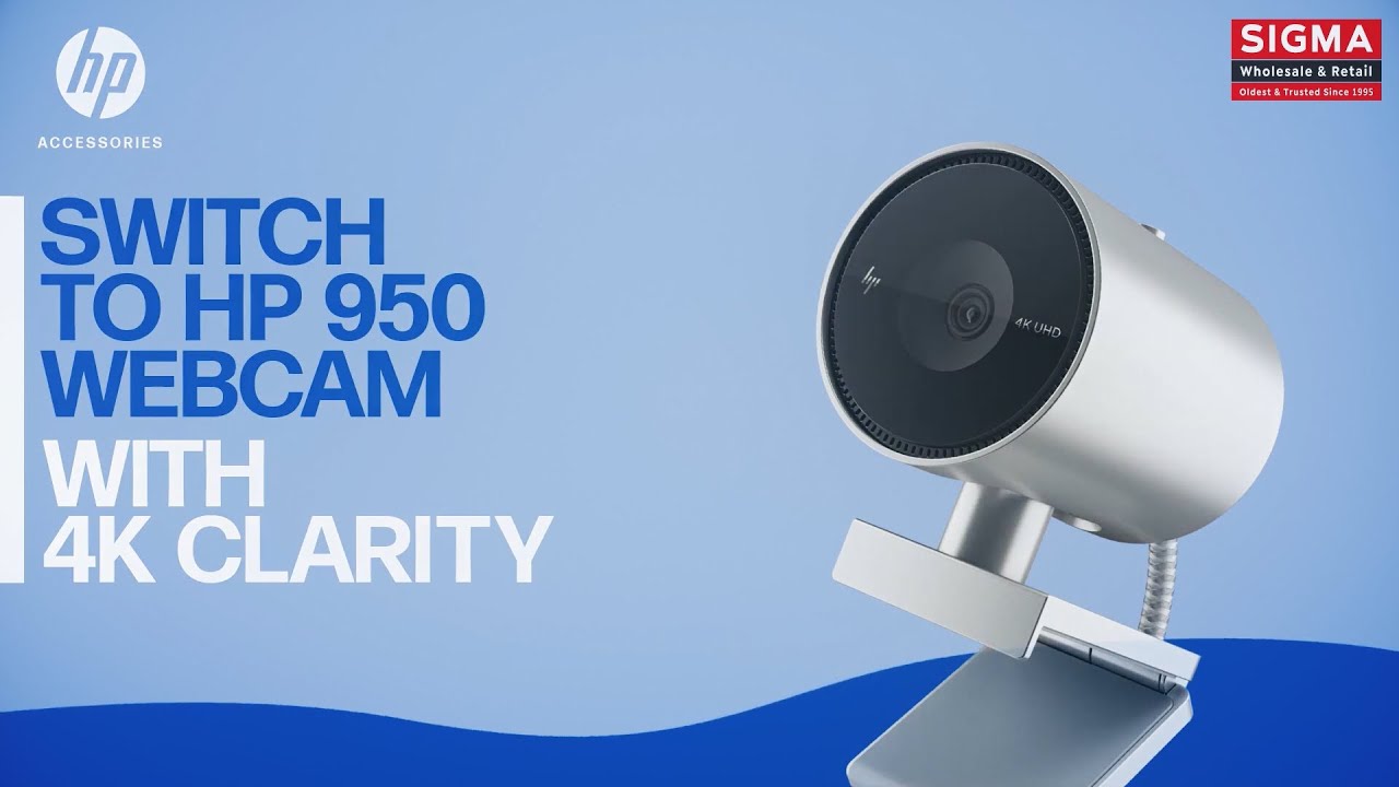 HP - HP 950 Webcam | 4K Clarity - YouTube
