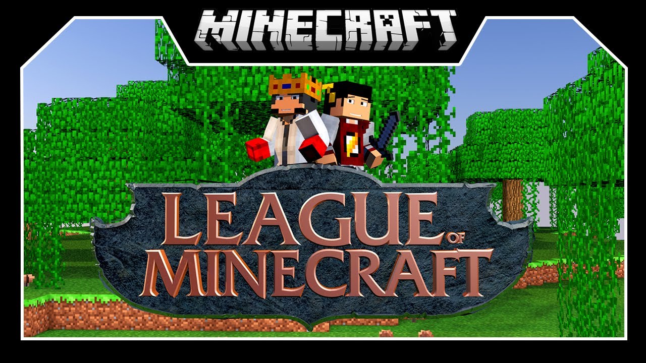 LEAGUE OF MINECRAFT - MINI GAME (NOVO) - YouTube
