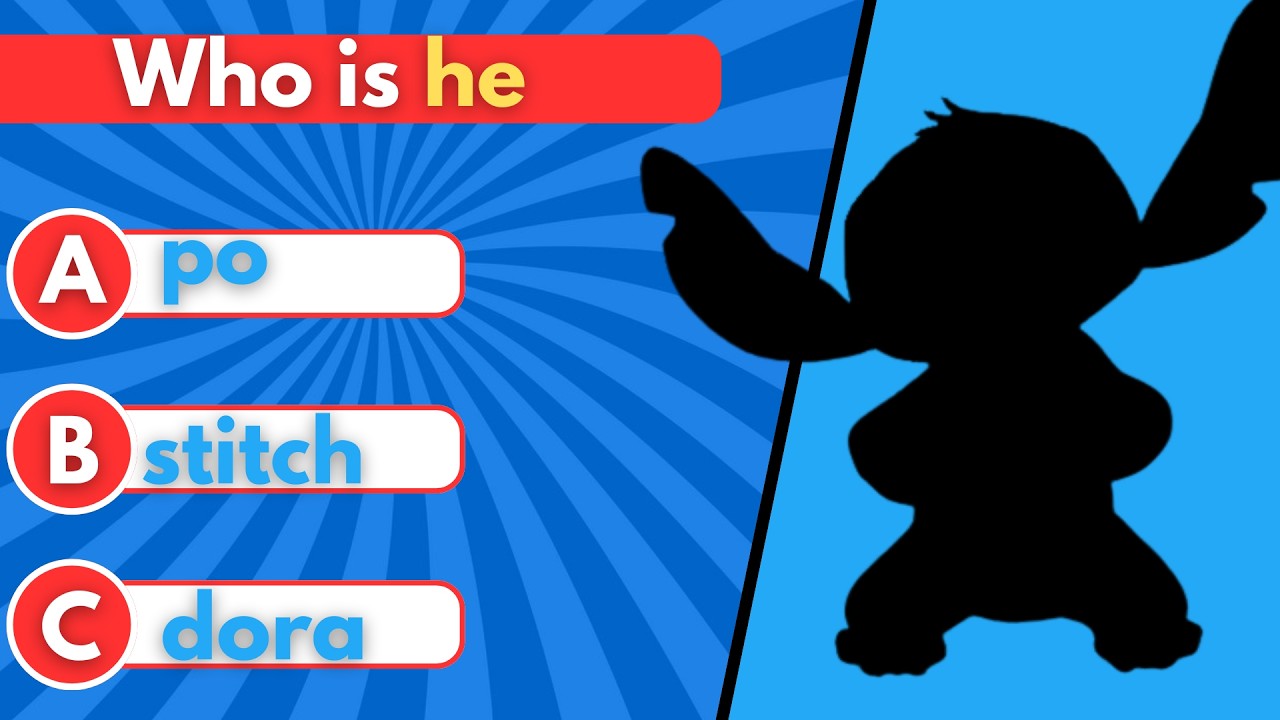 Guess the CARTOON character by its SHADOW | can you guess the 50 ...