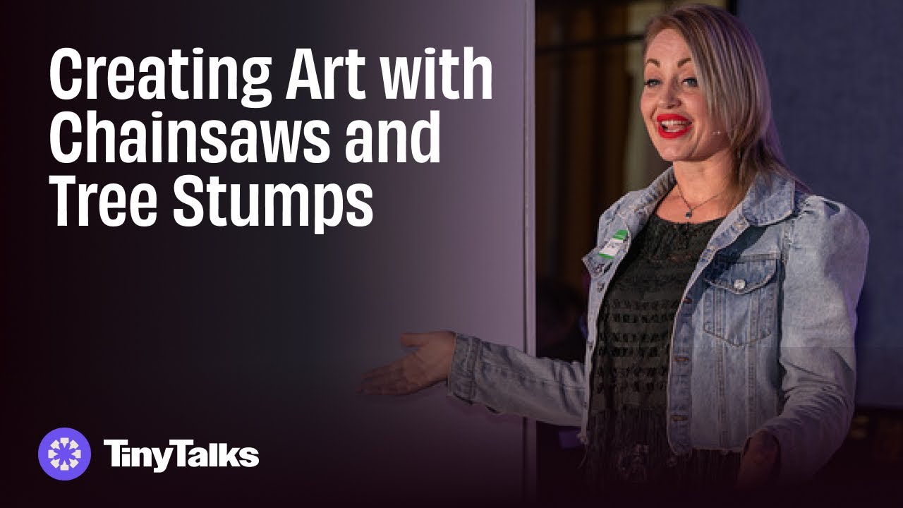 The Art of Chainsaw Carving | Griffon Ramsey | Tiny Talks Austin - YouTube