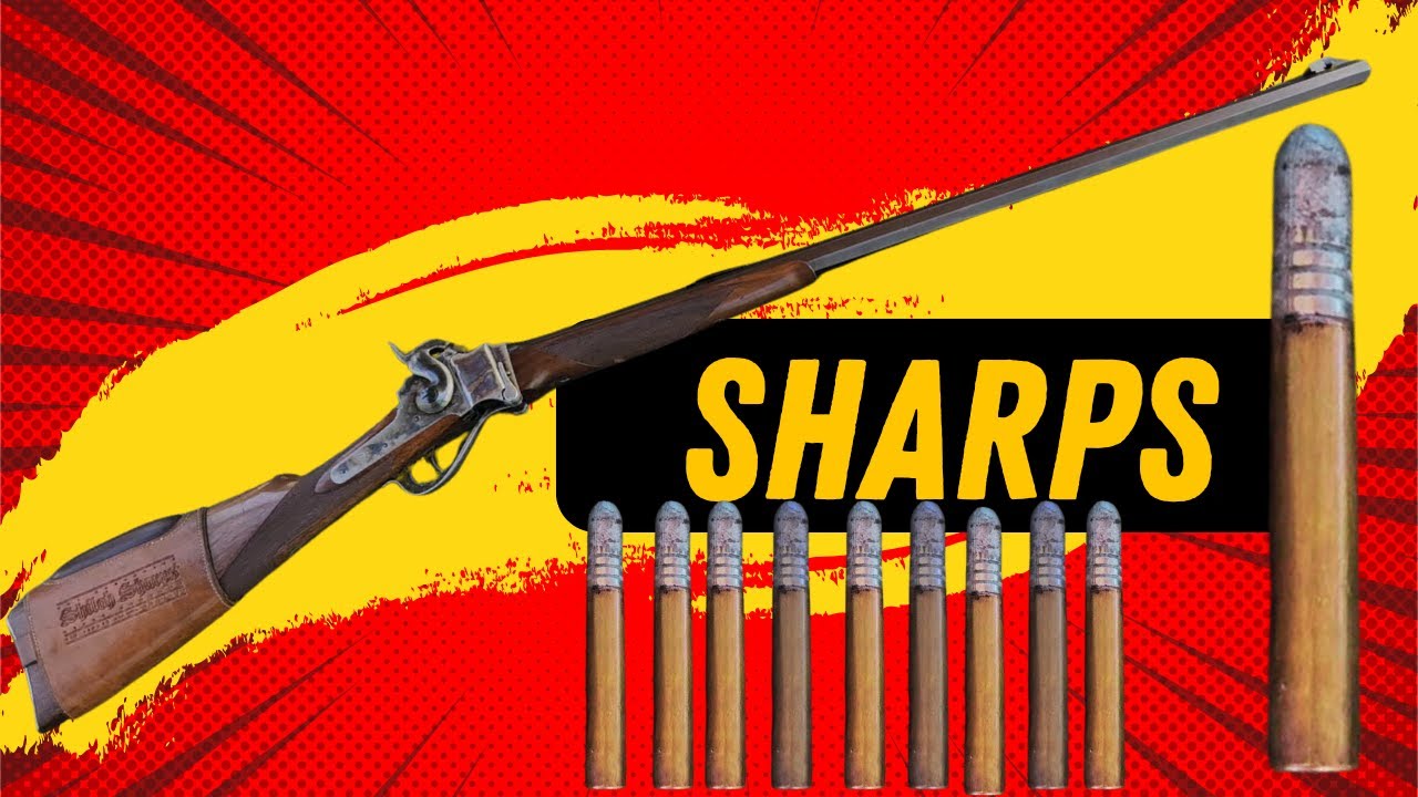 Karabin SHARPS Cal. 45 | SHARPS blackpowder rifle - YouTube