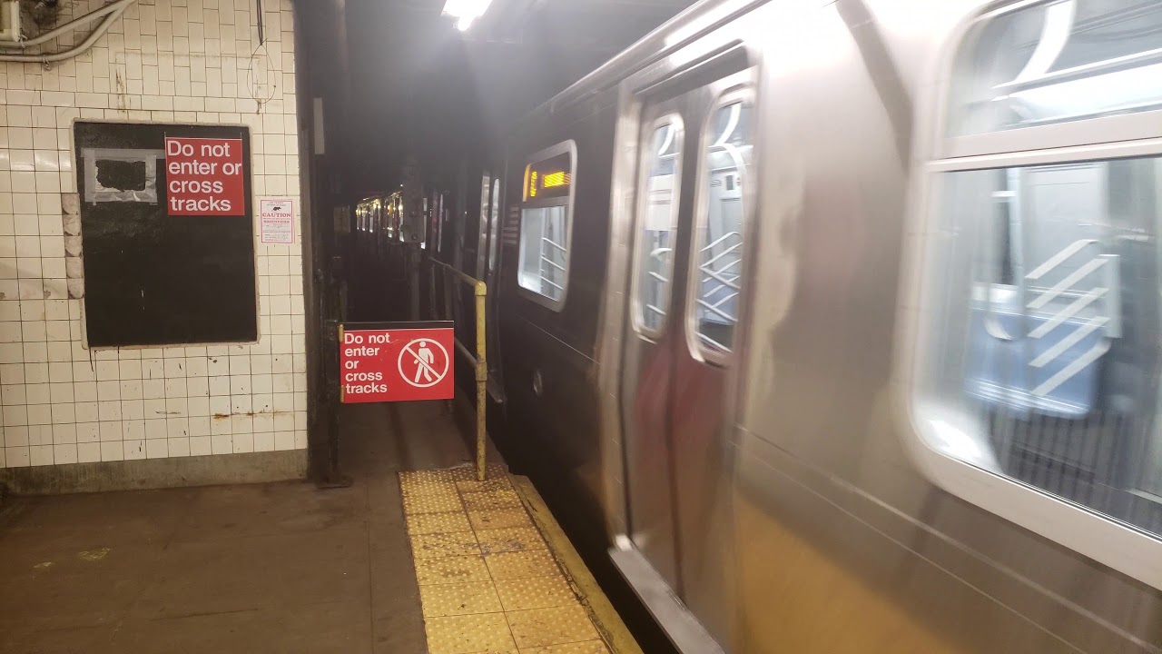 MTA R179 (C) Train Burn-In Testing at 168th Street - YouTube