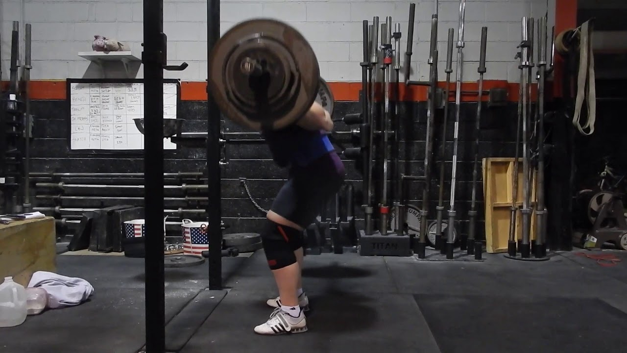 Comp Squat 395 x 2 (Set 4) - YouTube