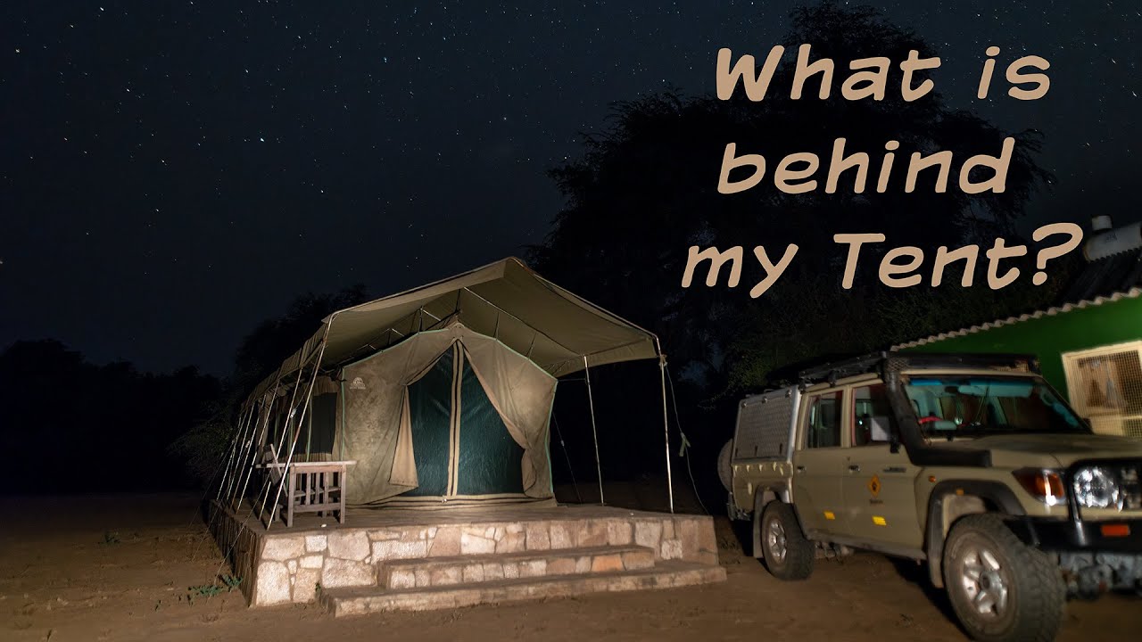 What is behind my tent? - YouTube