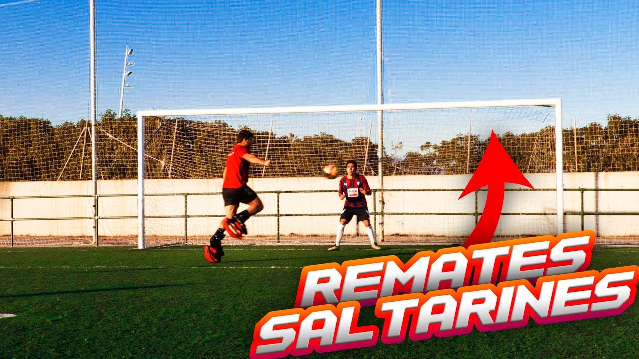 REMATES en BOTAS SALTARINAS/ RETO de FUTBOL - YouTube