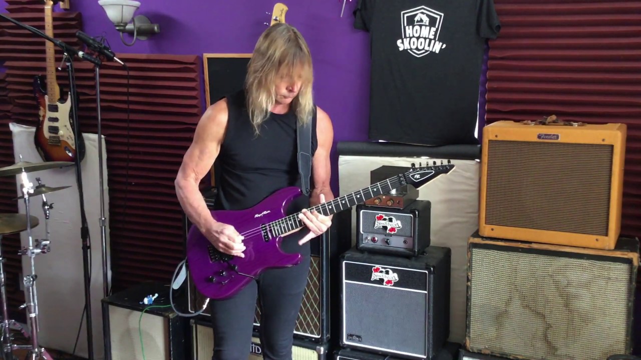 Rick Pierce of Q5 on Floyd Rose Del Mar Guitar - "Only" Solo - YouTube