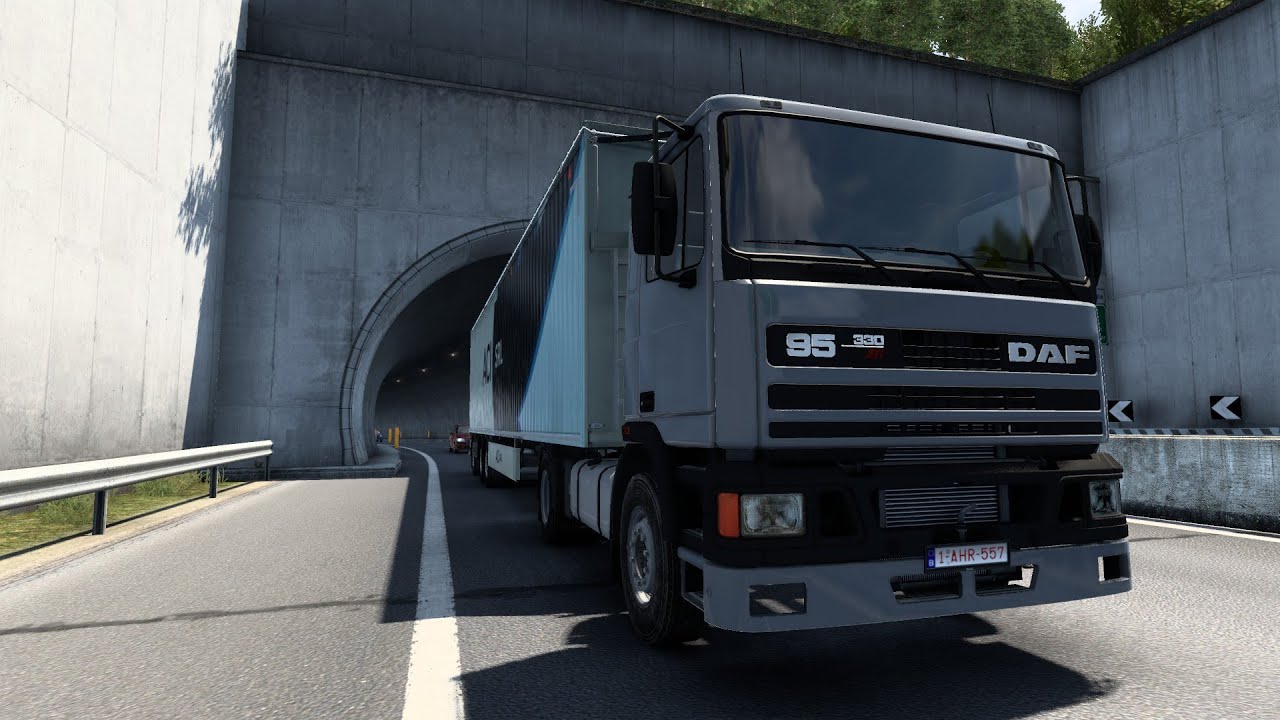 DAF 95 ATi | ETS2 Realistic Truck Driving | Delivery from Milan to ...