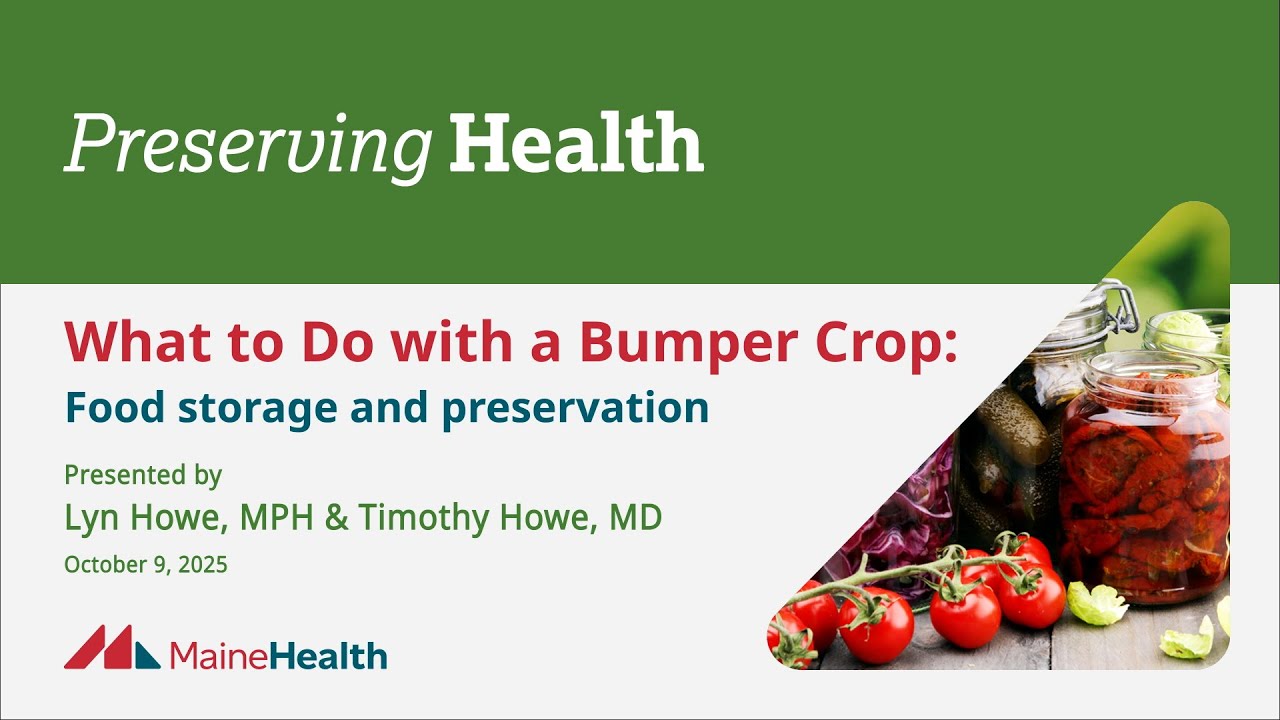 Preserving Health - What to Do with a Bumper Crop - YouTube