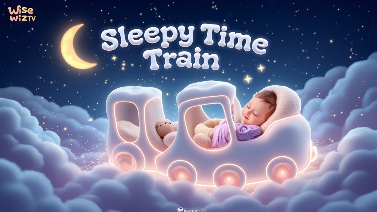 Sleepy Train Ride Through the Starry Night Sky - YouTube