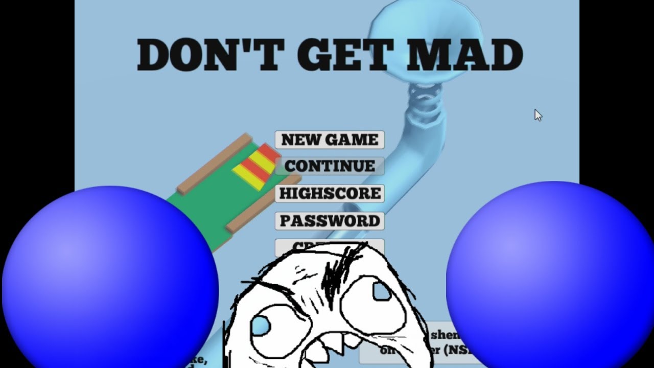 Blue Balls of Death (Don't get mad, ragegame) - YouTube