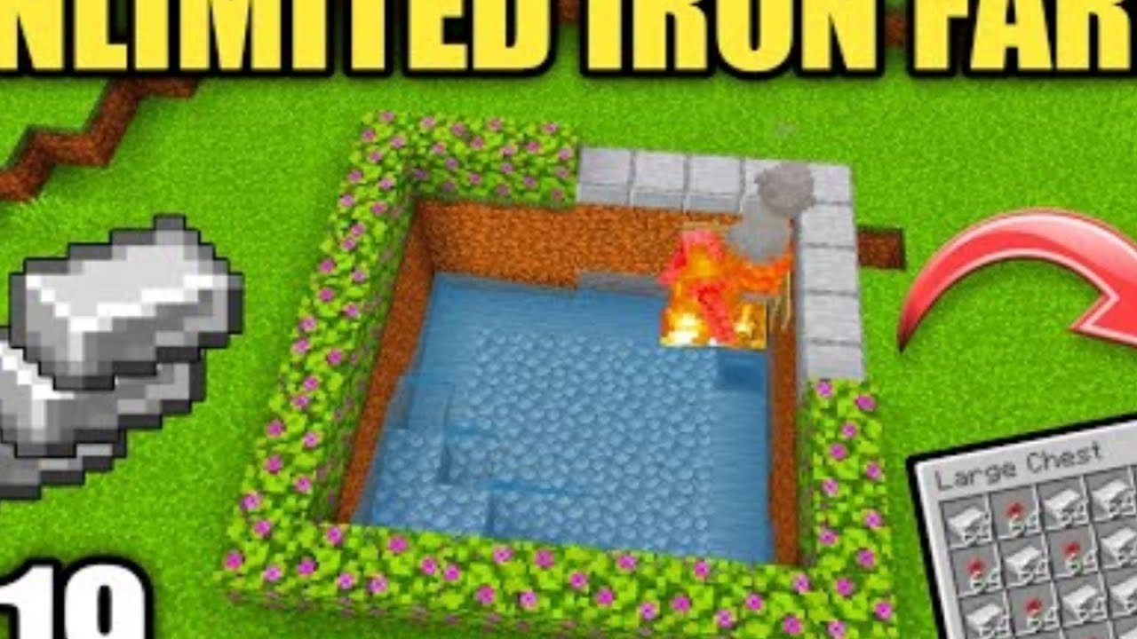 How to making iron farm in Minecraft|| how to making iron farm in ...