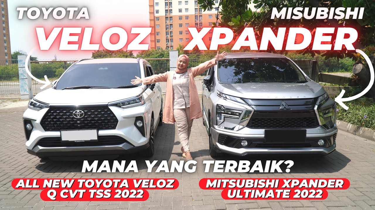 TOYOTA VELOZ vs MITSUBISHI XPANDER !! DUO KOMPETITOR L-MPV MODERN DAN ...