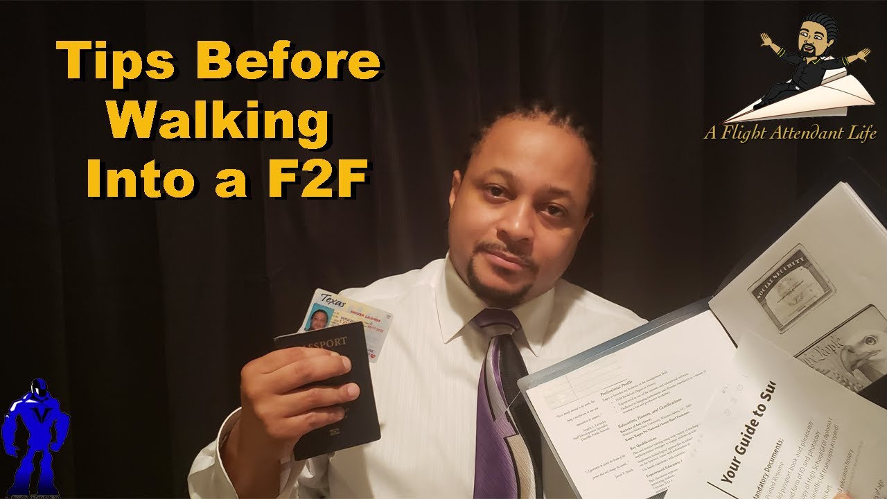 Tips Before Walking Into F2F Interview - A Flight Attendant Vlog - YouTube