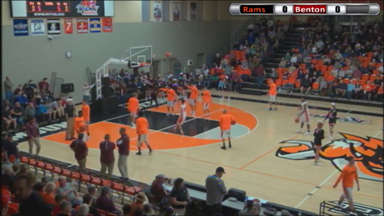 Mt. Vernon Rams Basketball vs. Benton Rangers - 2017-18 - YouTube