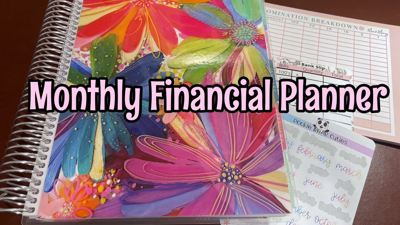 Budget Planner Set Up and Flip - YouTube