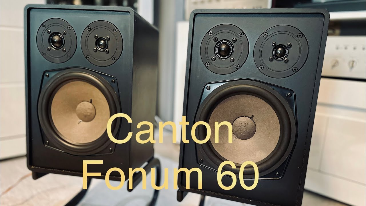 Canton Fonum 60 speaker Lautsprecher kolumny ...Test... - YouTube