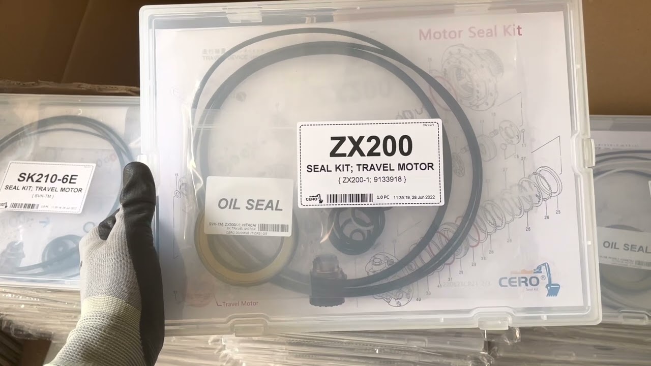 Excavator Travel Motor Seal Kit CERO Professional And High Quality NOK ...