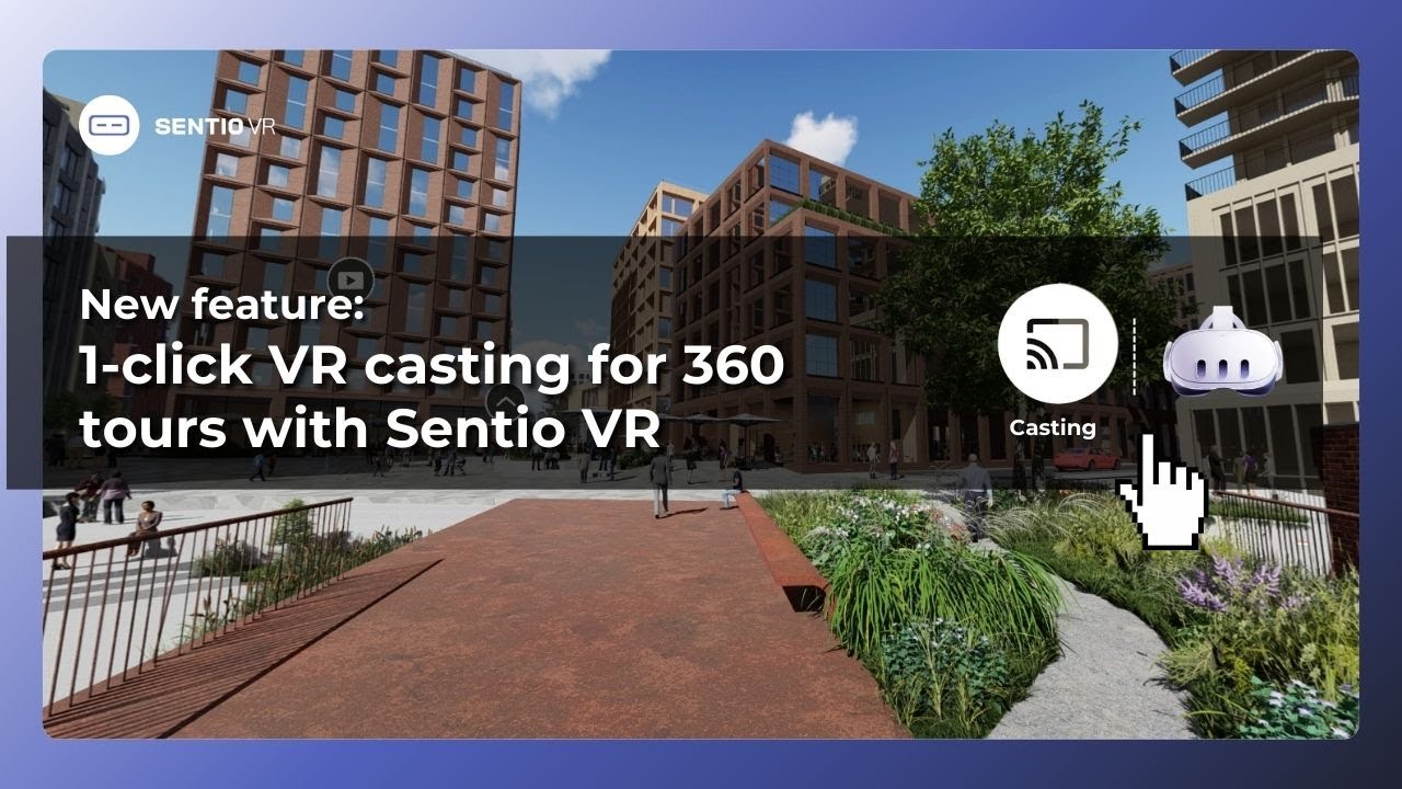 Cast your VR view on web link with Sentio's 1-click casting - YouTube