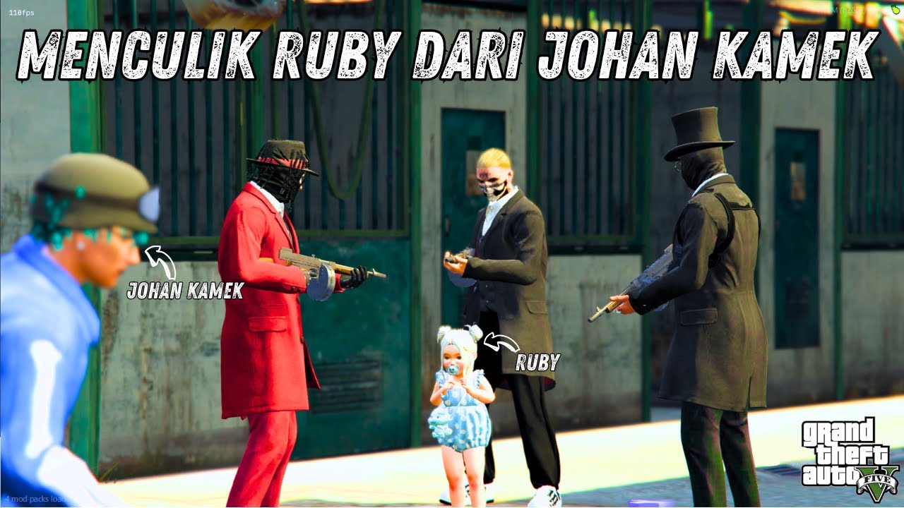 HOT PURSUIT!! MENGEJAR JOHAN KAMEK YG INGIN MEREBUT RUBY!! - GTA V ROLEPLAY - YouTube