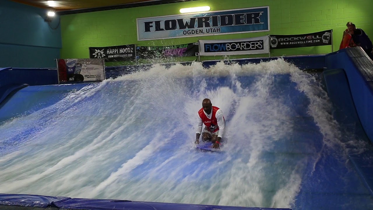 Calvin on the FlowRider FLOW Tour contest in Ogden Utah - YouTube