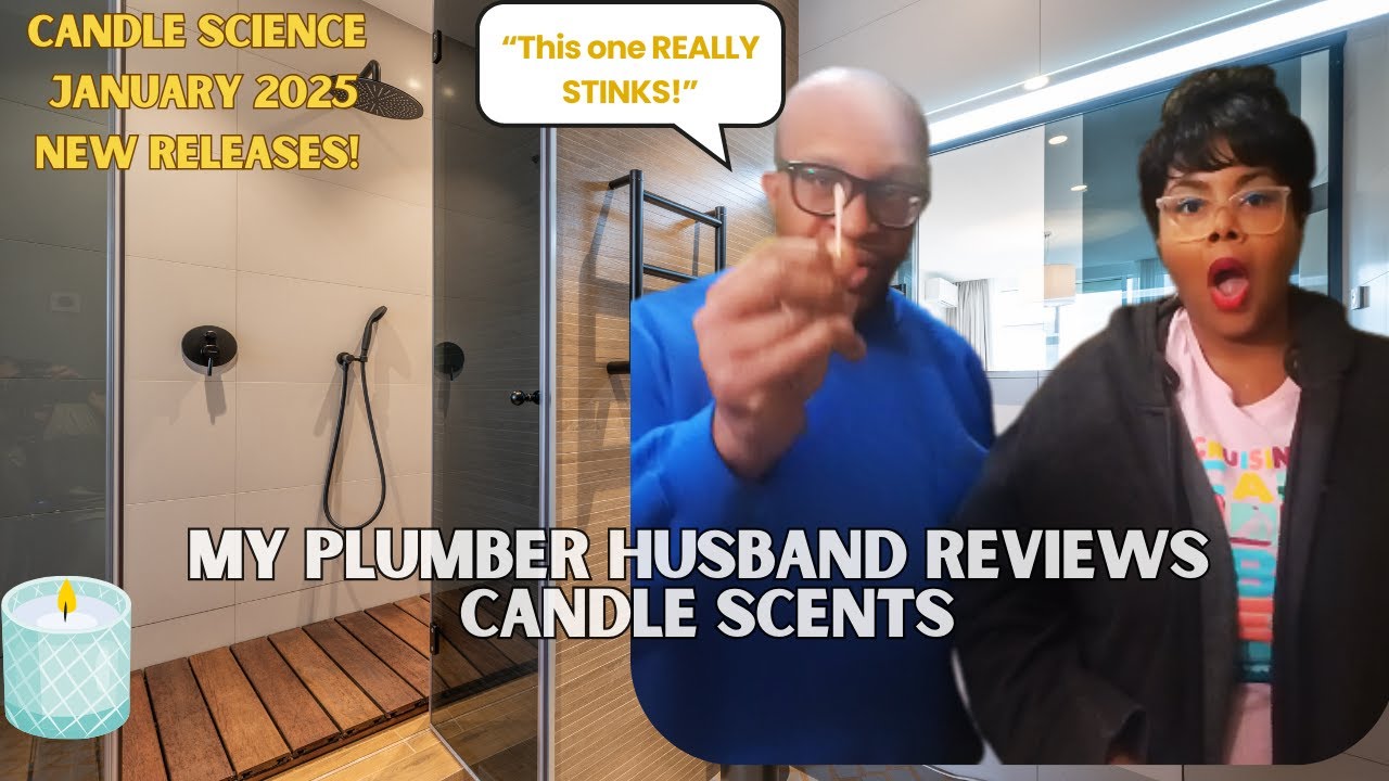 MY PLUMBER HUSBAND REVIEWS CANDLE SCENTS| CANDLE SCIENCE 2025 NEW ...