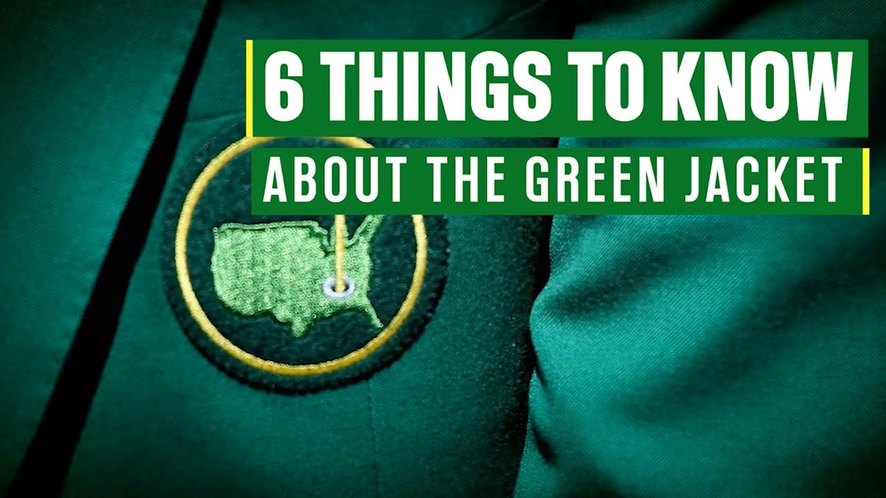 6 things you didn't know about The Masters green jacket - YouTube