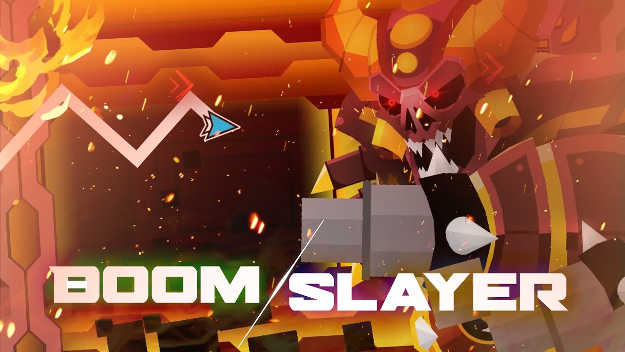 "Boom Slayer" by AmorAltra and more (Demon) | Geometry Dash 2.11 - YouTube