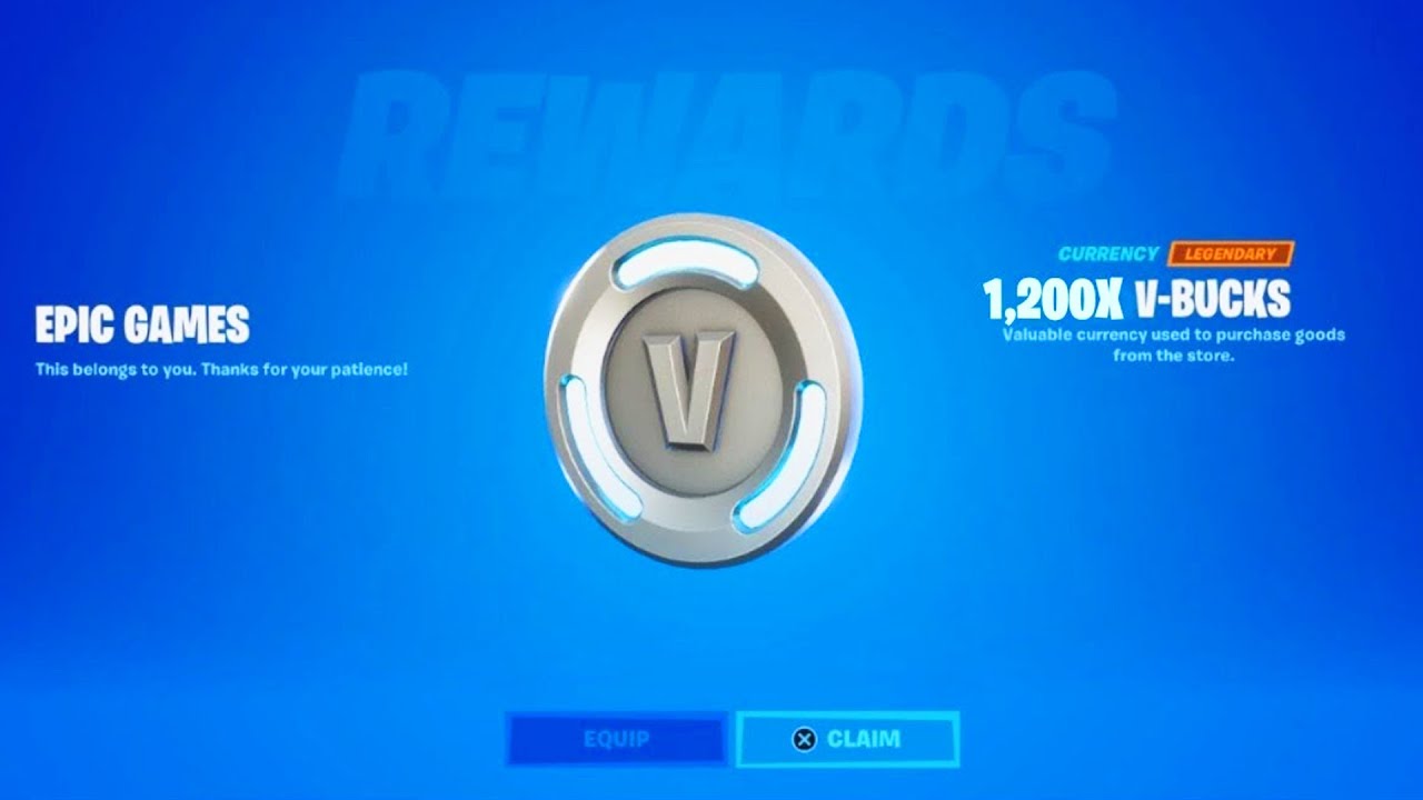 VOUS POUVEZ RECUPERER 1200 V-BUCKS SUR FORTNITE ! (FORTNITE NEWS) - YouTube