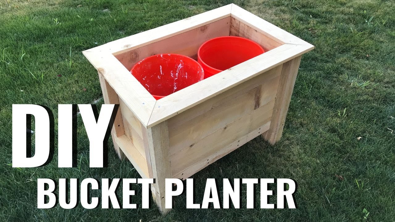 DIY 2 Bucket Planter | Easy to Build, Beginner Friendly | Backyard ...