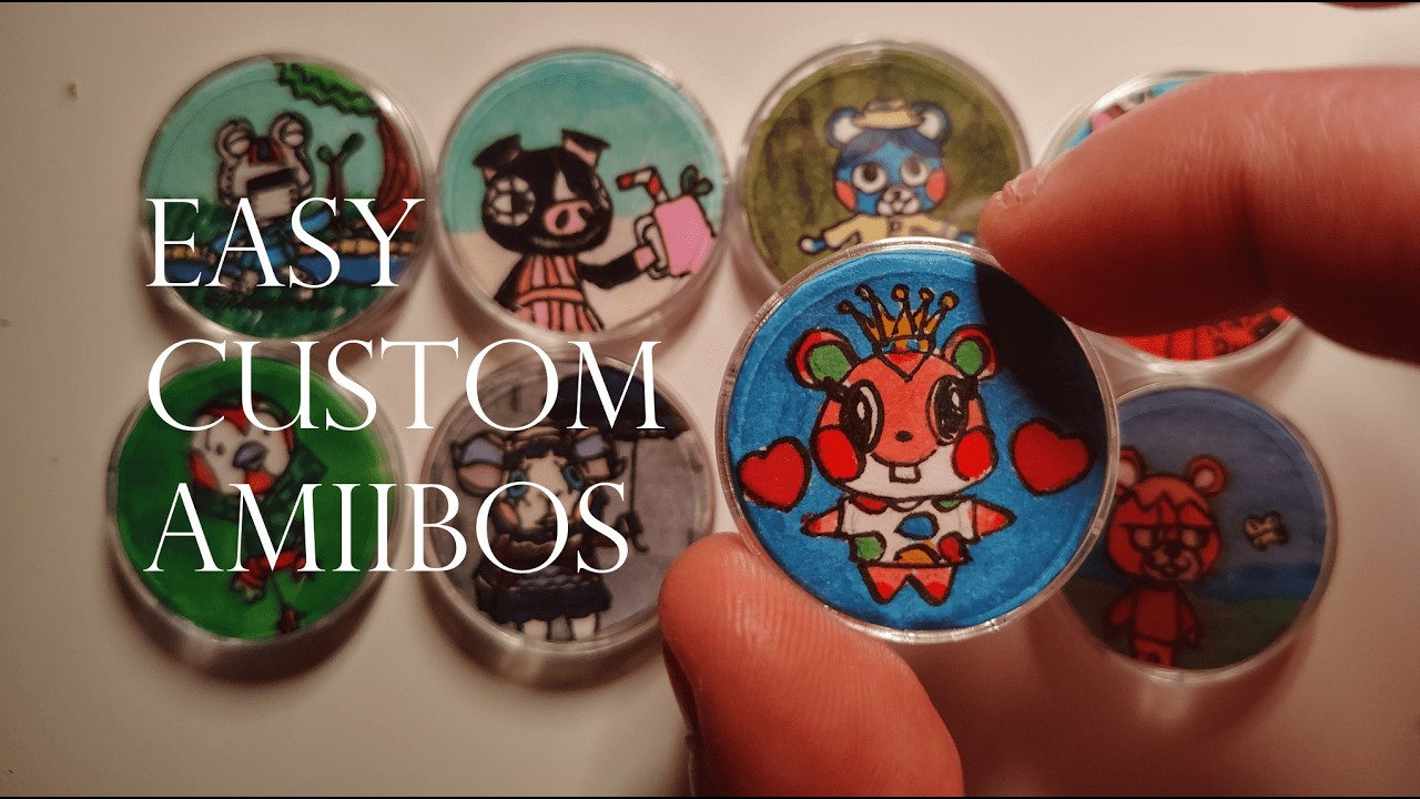 Homemade Amiibo: The Simplest Tutorial! - YouTube