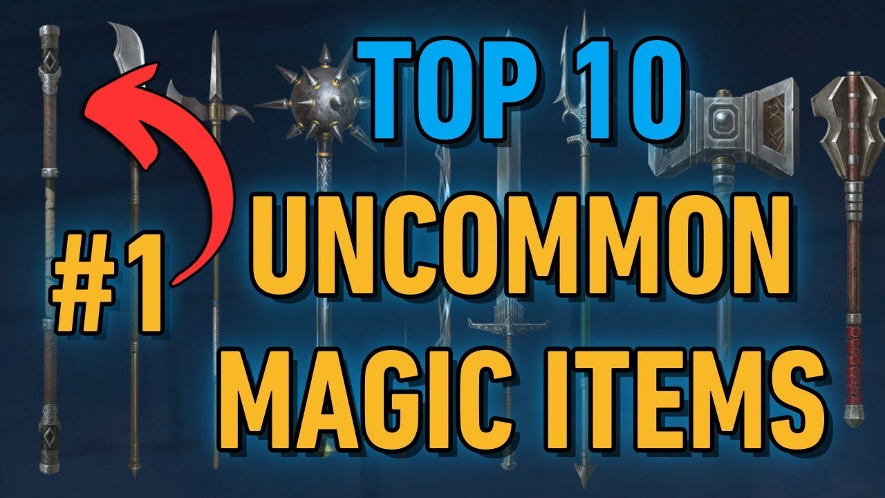 Top 10 Uncommon Magic Items in the 2024 DMG - YouTube
