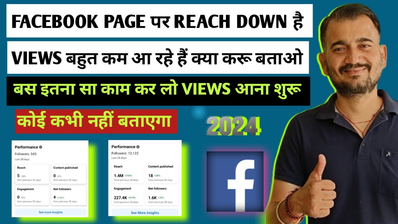 Facebook page Reach down problem solve | Facebook Reach down problem solve 2024 | fb Reach down ...