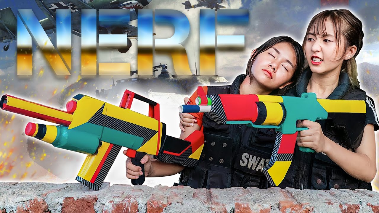 Xgirl Nerf Studio: Rescue Cherry's twin sister from the Alibaba criminal group - YouTube