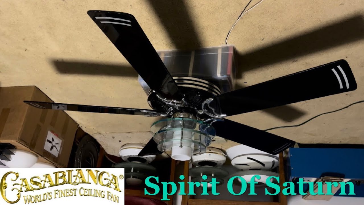 53" Casablanca Spirit Of Saturn Ceiling Fan (Black Chrome/Chrome, 2022 ...