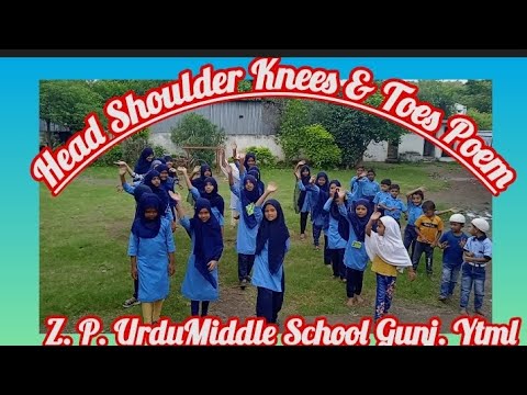 Head Shoulder Knees & Toes Poem# English Poem# - YouTube