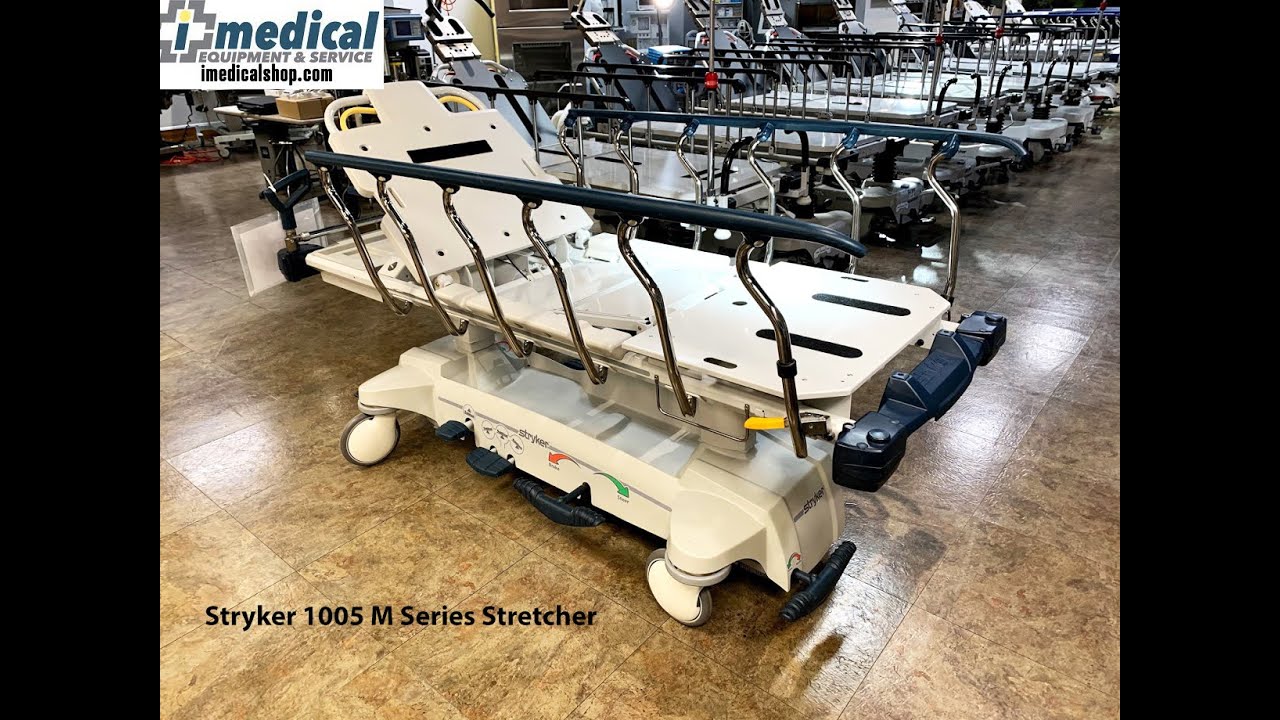 Stryker 1005 M Series Stretcher - YouTube