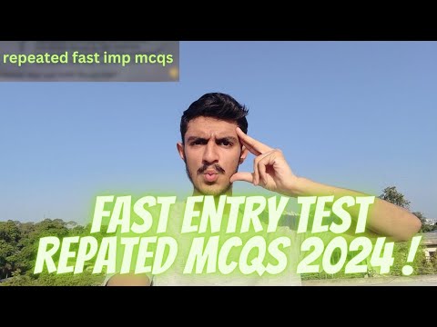 FAST IMPORTANT MCQS |MOST IMPORTANT 2024 FAST QUESTIONS | FAST PAPER ...